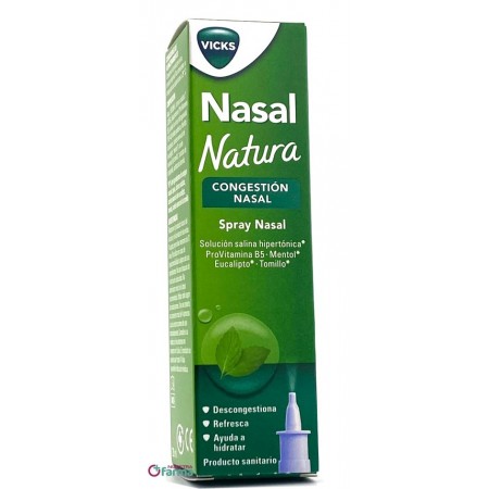 VICKS NASAL NATURA SPRAY NASAL 20 ML | NuestraFarma.com - NuestraFarma.com