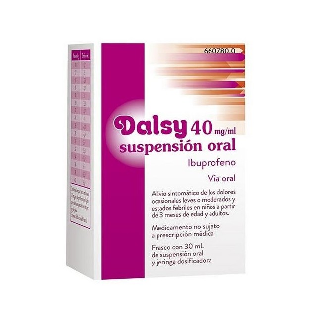 DALSY 40 mg/ml SUSPENSION ORAL 1 FRASCO 30 ml