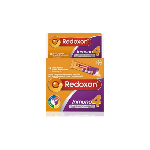 REDOXON INMUNO 4 SABOR NARANJA 14 SOBRES | NuestraFarma.com ...